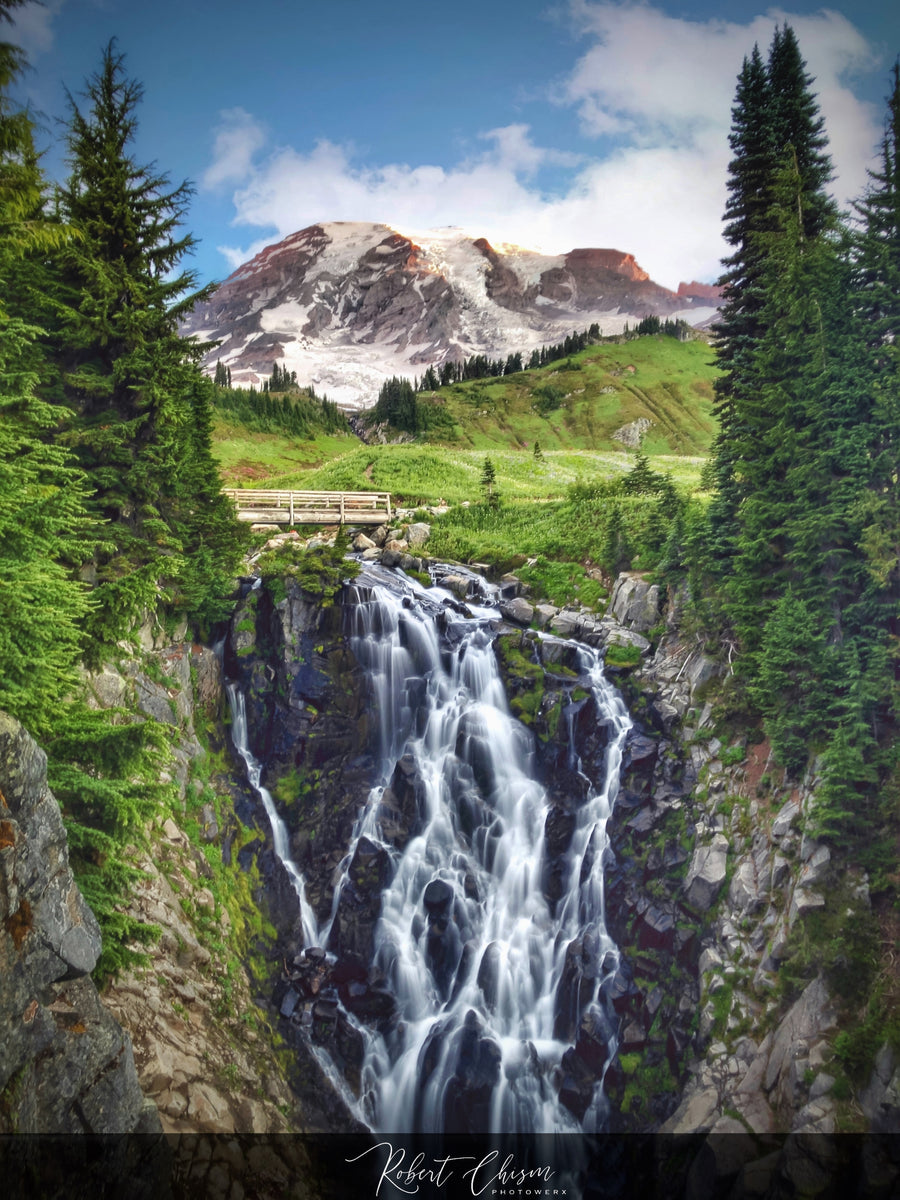 Mt. Rainier and Myrtle Falls - Paradise, WA. – Robert LaSelle Chism ...