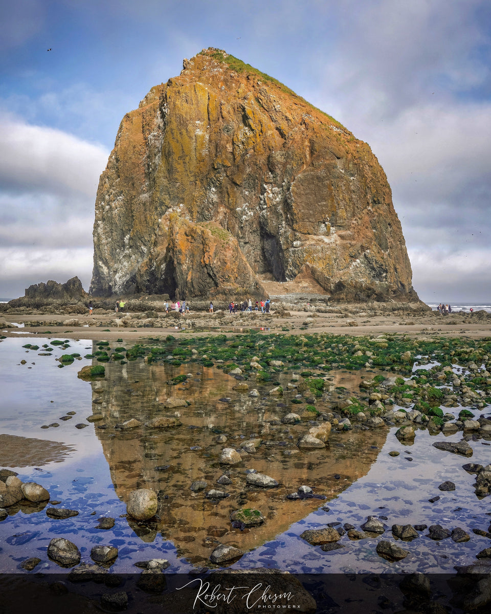 Haystack Rock Reflections – Robert LaSelle Chism Photowerx