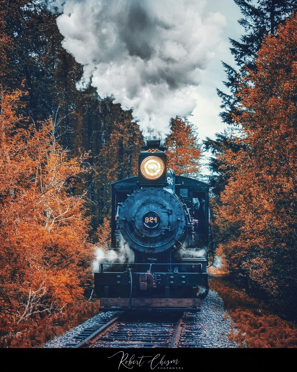 Locomotive 924 pt.3, Snoqualmie, WA – Robert LaSelle Chism Photowerx